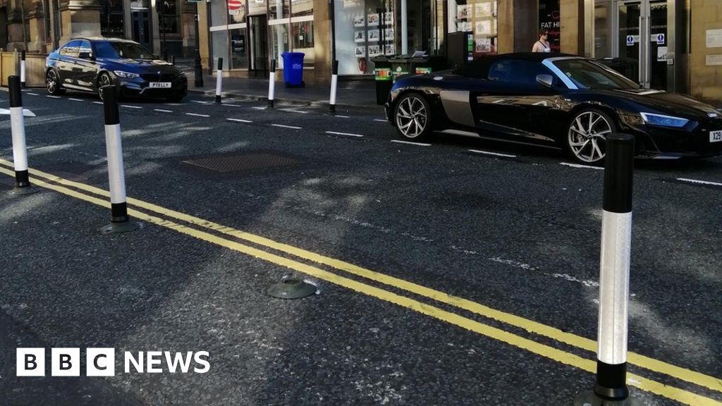 Bollards to aid social distancing and cycling vandalised