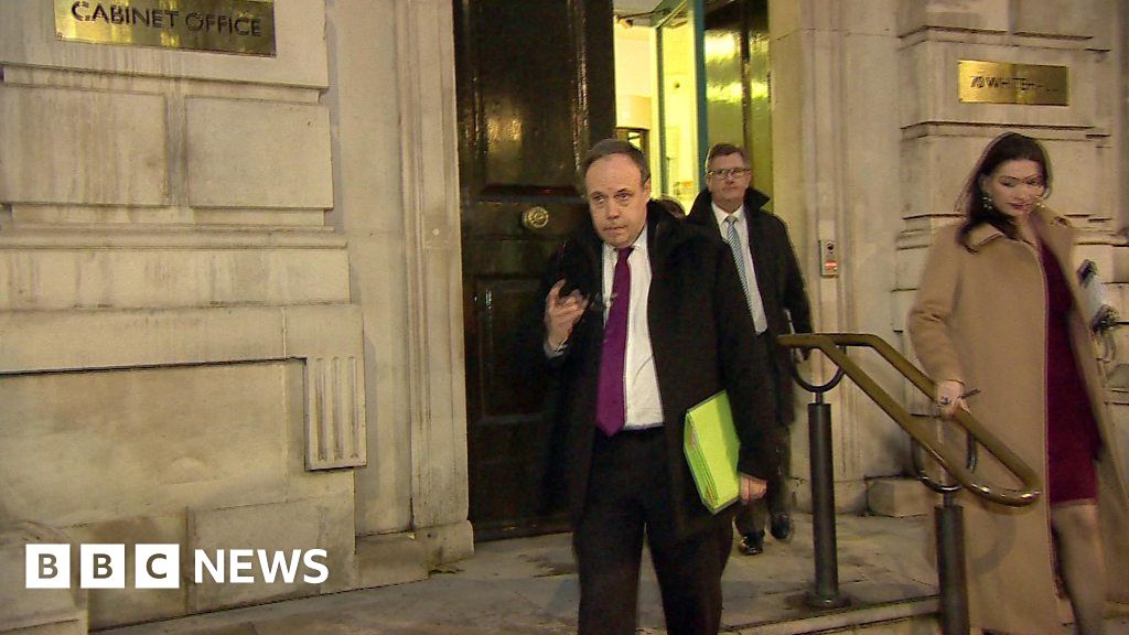 Brexit: DUP deputy leader's 'no comment' on talks - BBC News