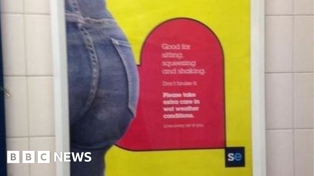 'Sexist' bottom poster pulled from railway stations after MPs complain ...