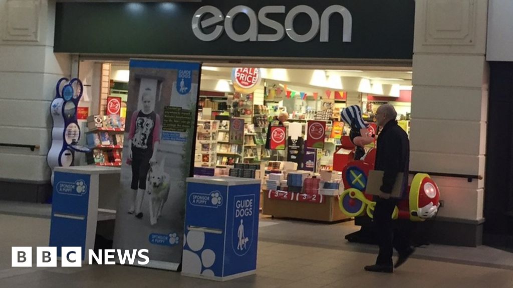 Eason: Ballymena bookshop closure puts jobs at risk - BBC News