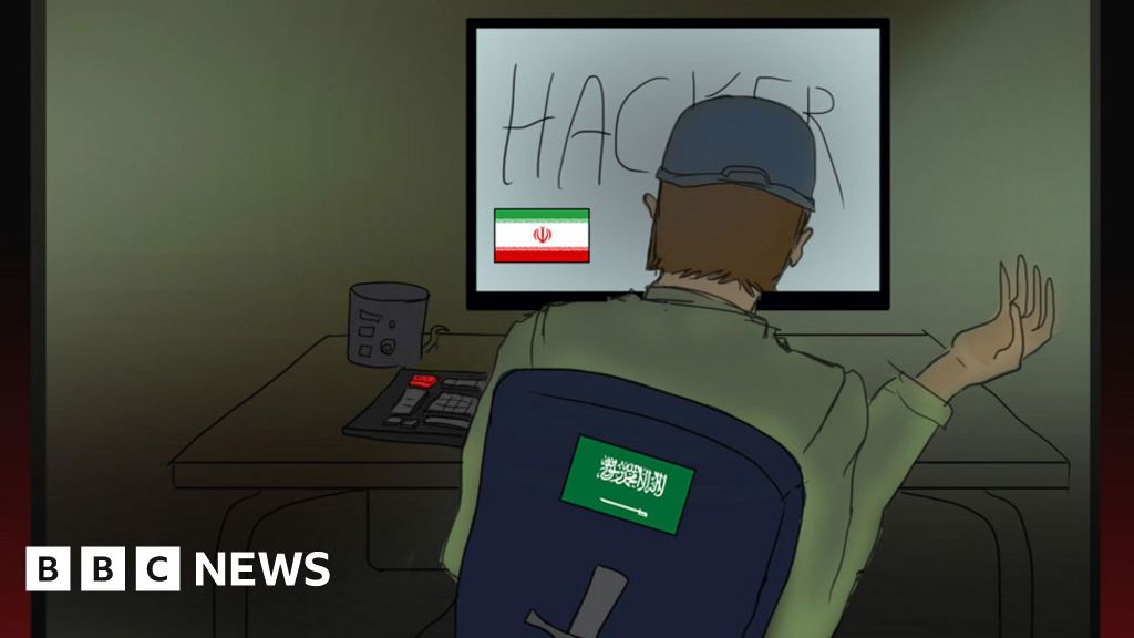 Iranian and Saudi hackers wage virtual war - BBC News