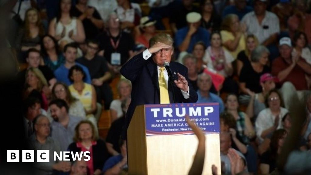 Trump laughs off Obama 'Muslim' question - BBC News