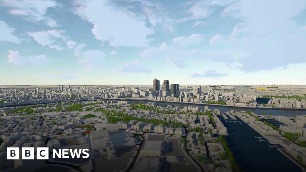 3D model reveals London's future skyline - BBC News