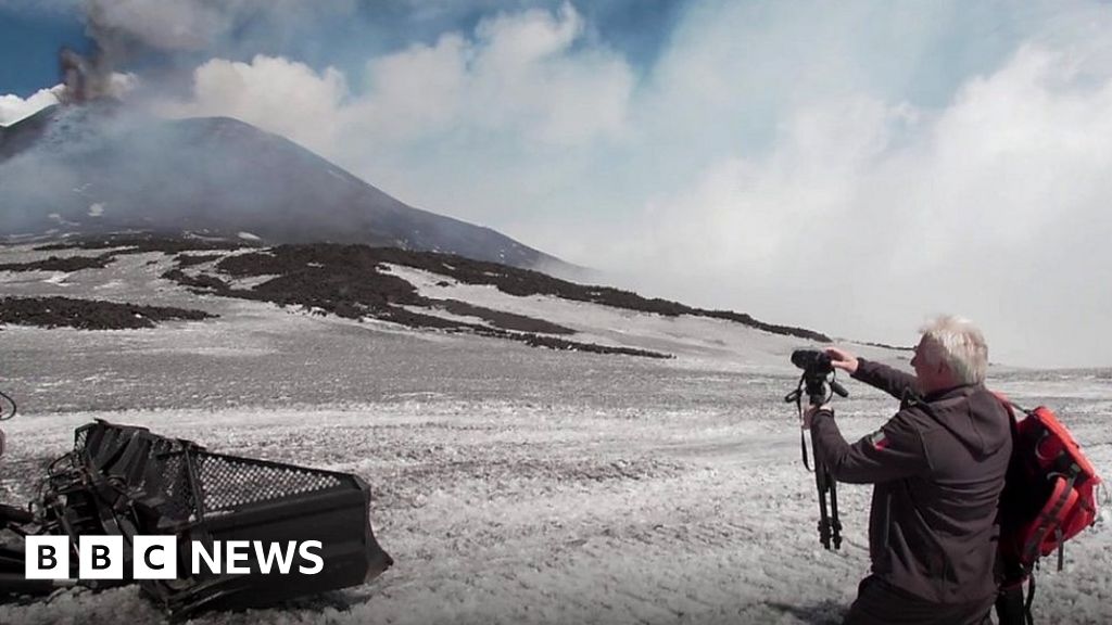 Meet the man who watches volcanoes - BBC News