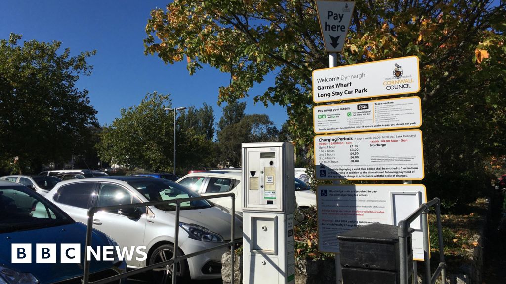 Calls to reverse Cornwall Cornwall car parks price rises