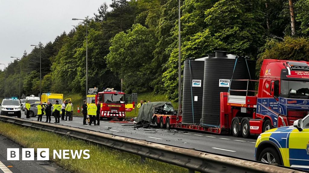 A19 Castle Eden crash: Car driver dies in lorry collision - BBC News