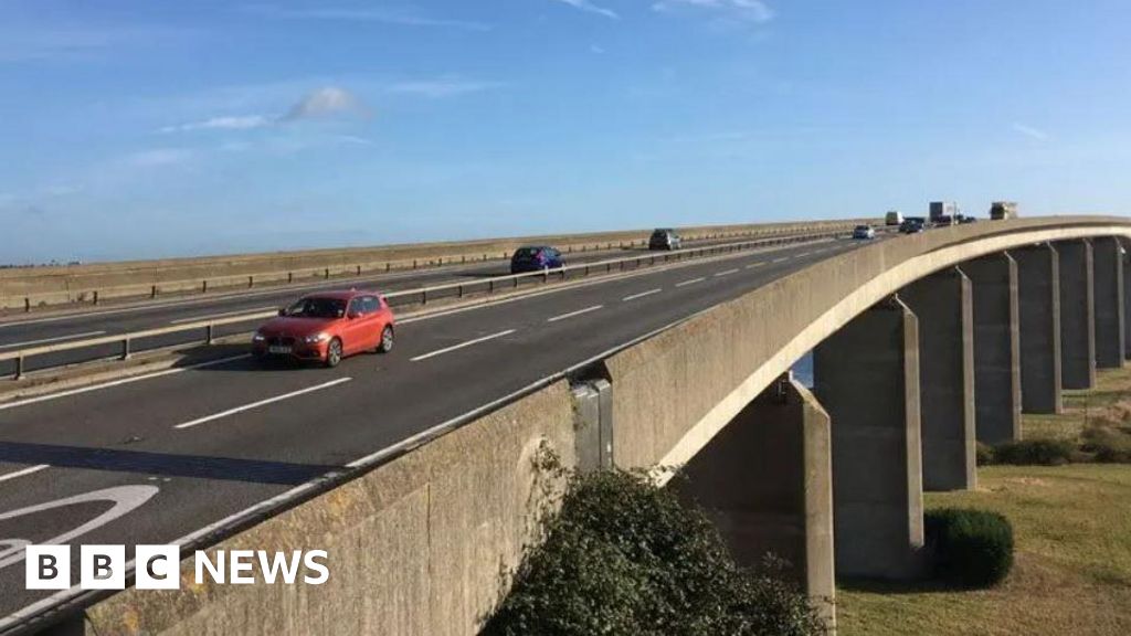 Orwell Bridge work to finish early, says National Highways
