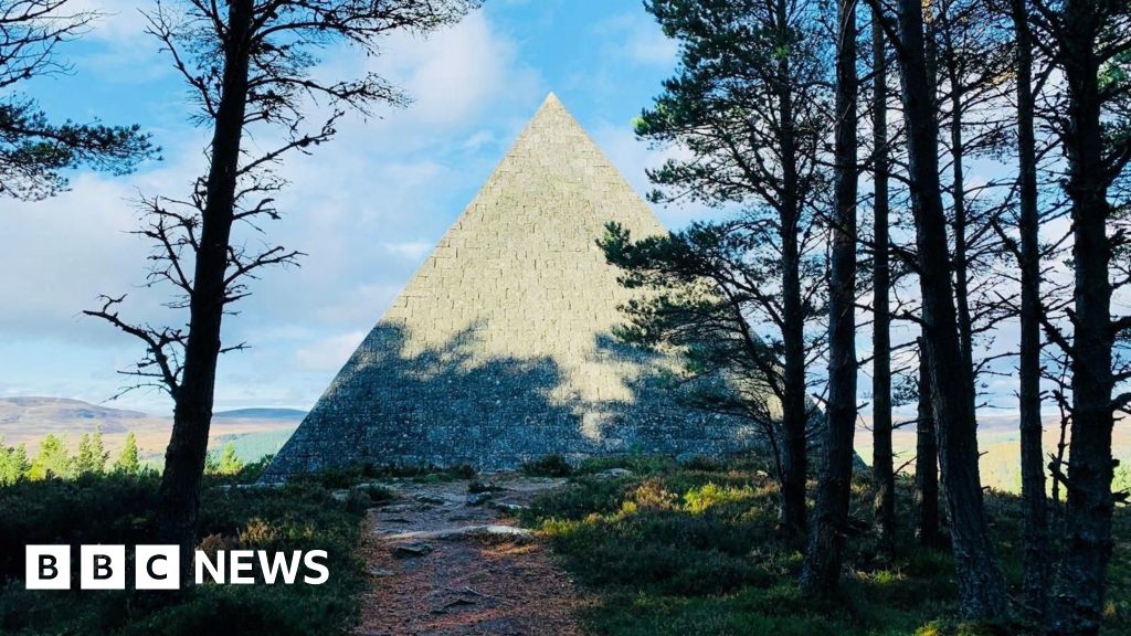 Why Scotland's once-secret pyramid needs repairs - BBC News