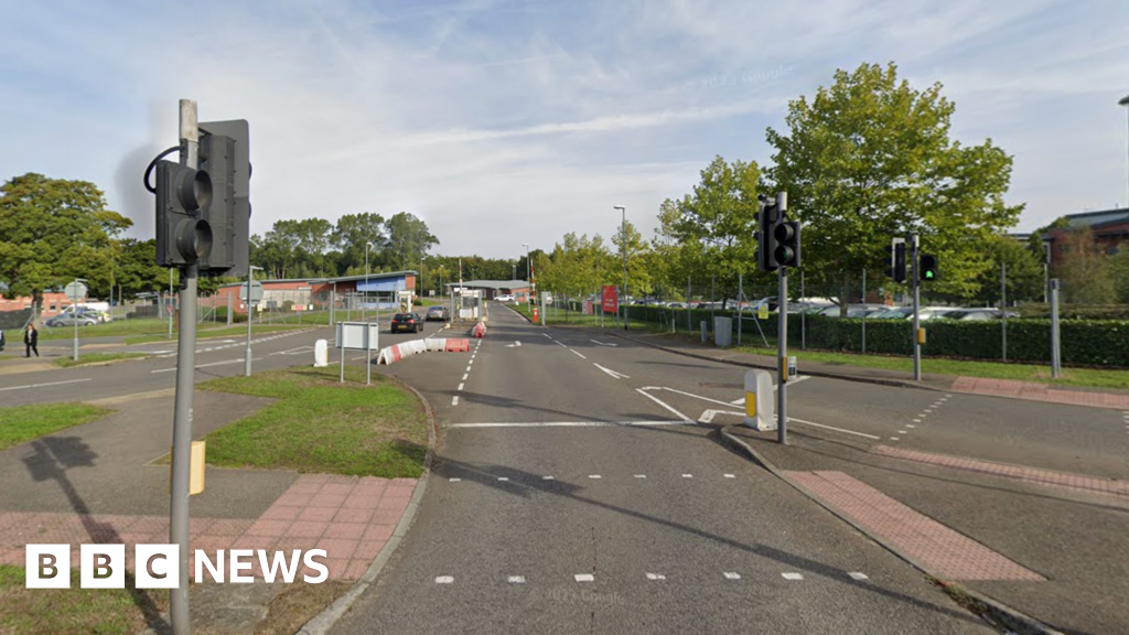 Arrest after man drives car into disused Aldershot Army barracks