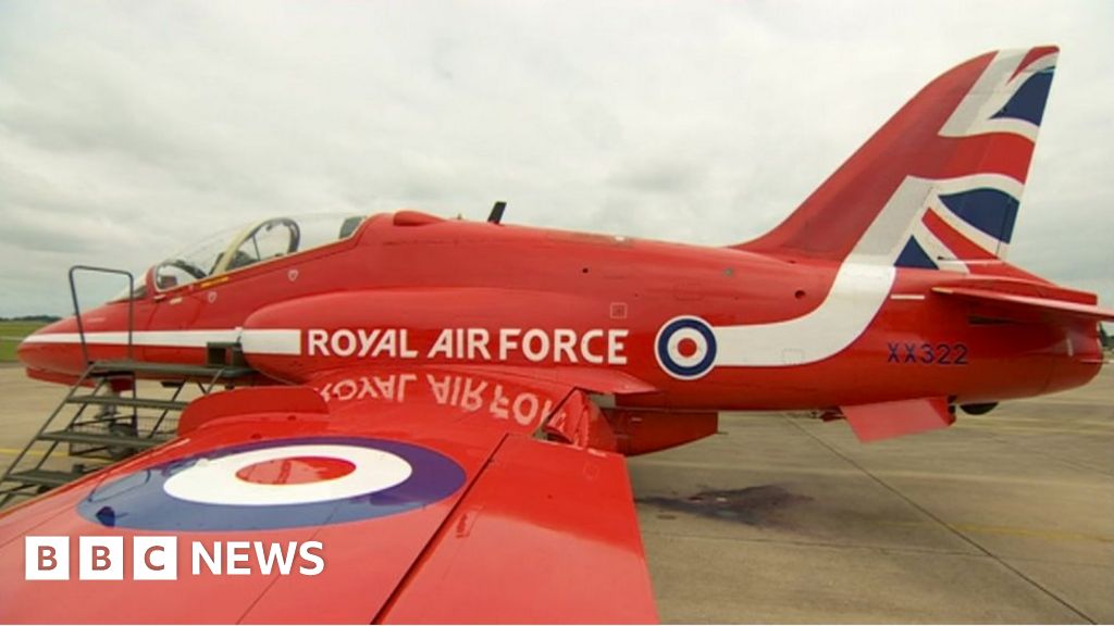 Red Arrows of RAF Scampton set for 'biggest' American tour - BBC News