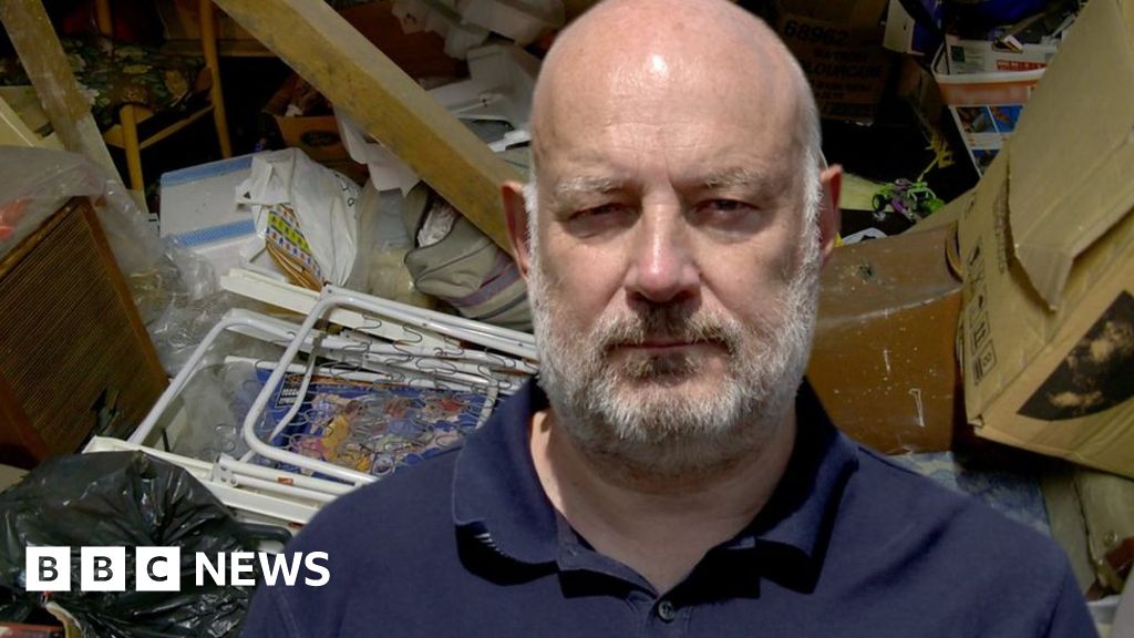Paul Cooper wants to remove shame and stigma around hoarding - BBC News