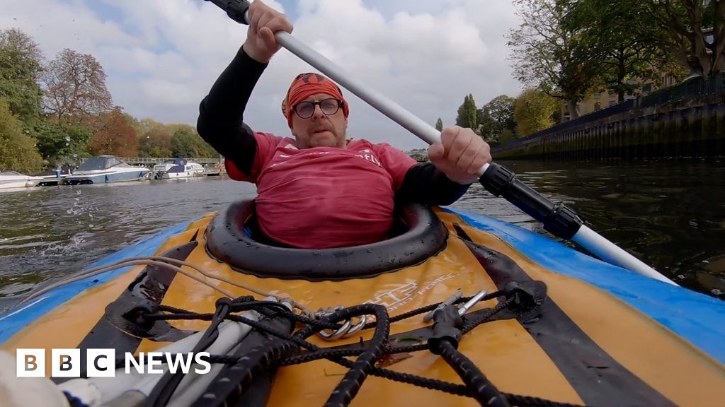 'I'm blind and kayaking the entire length of the Thames'