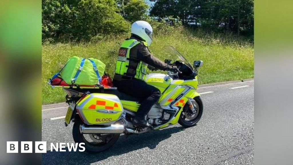 Teesside blood bikes charity gears up for fundraiser - BBC News