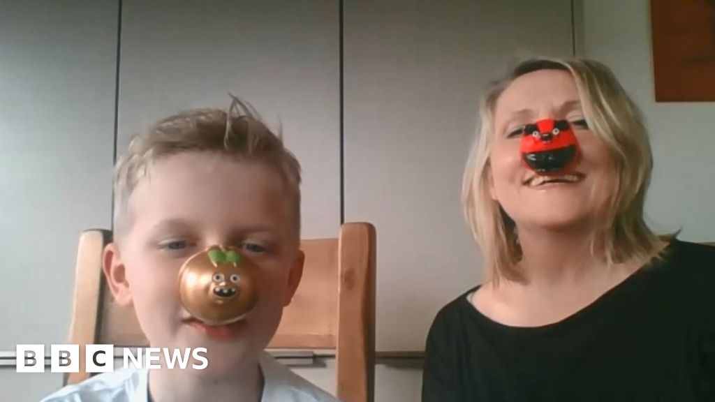 Comic Relief: Birmingham boy's lockdown jokes inspire campaign - BBC News