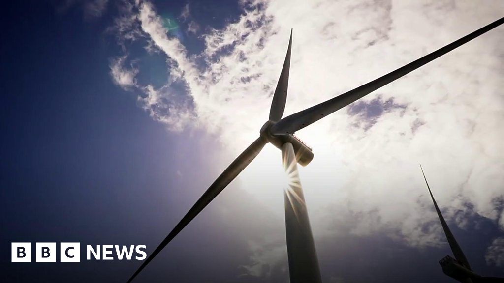 World's first floating offshore wind farm in Scotland.