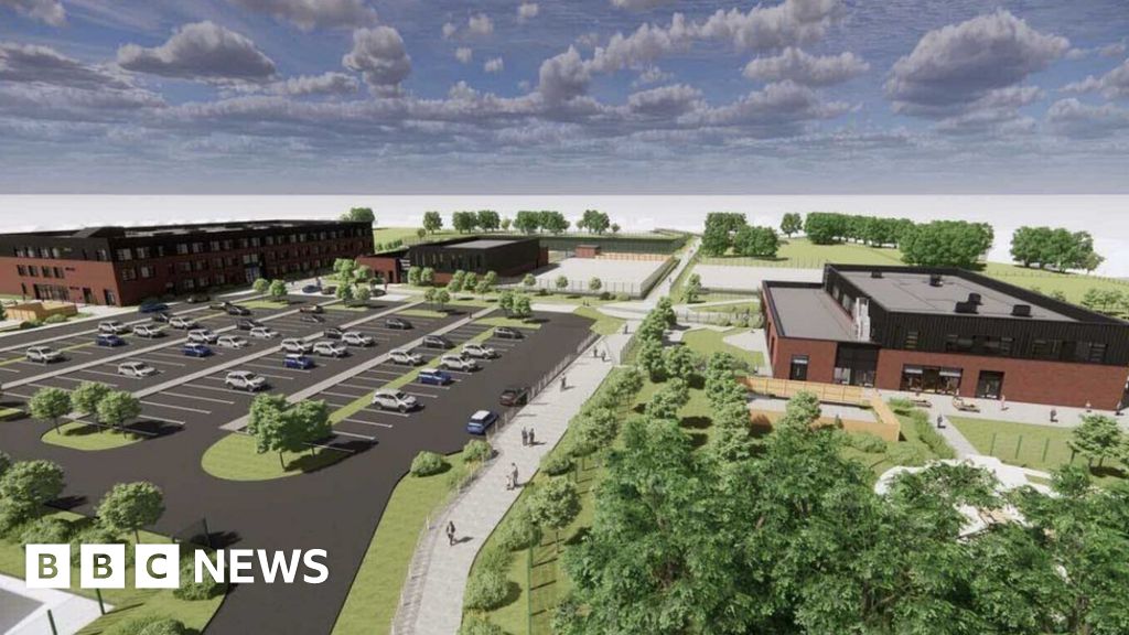 Belmont Community School campus plans approved - BBC News