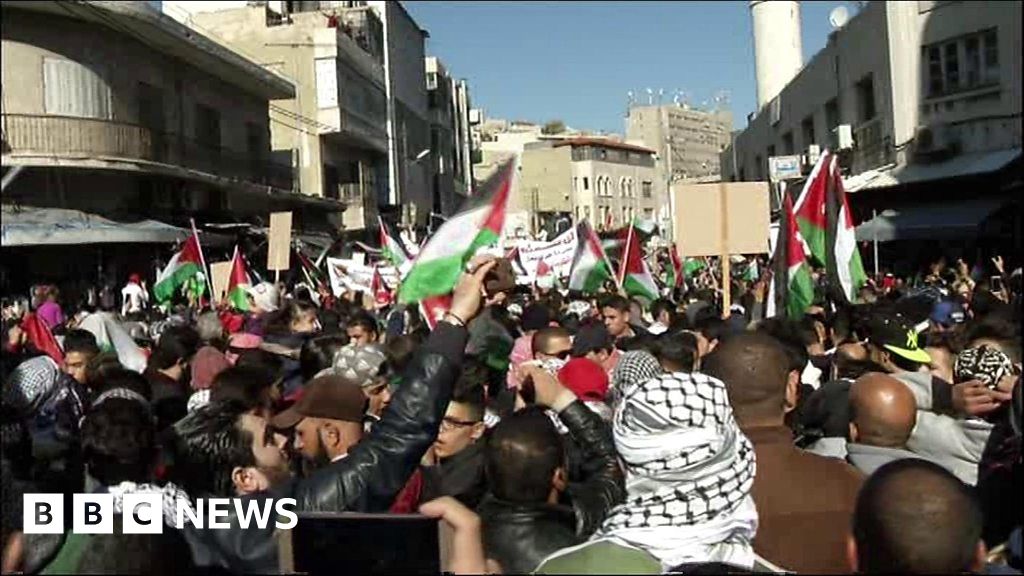 Muslims protest worldwide against Trump