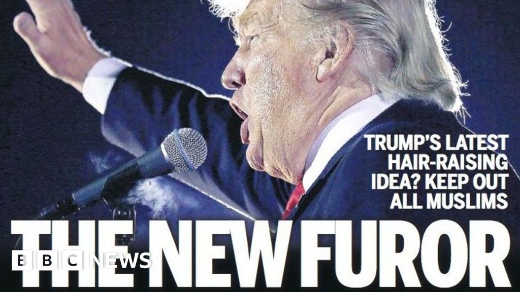 Trump's 'Muslim shutdown': How the internet reacted - BBC News