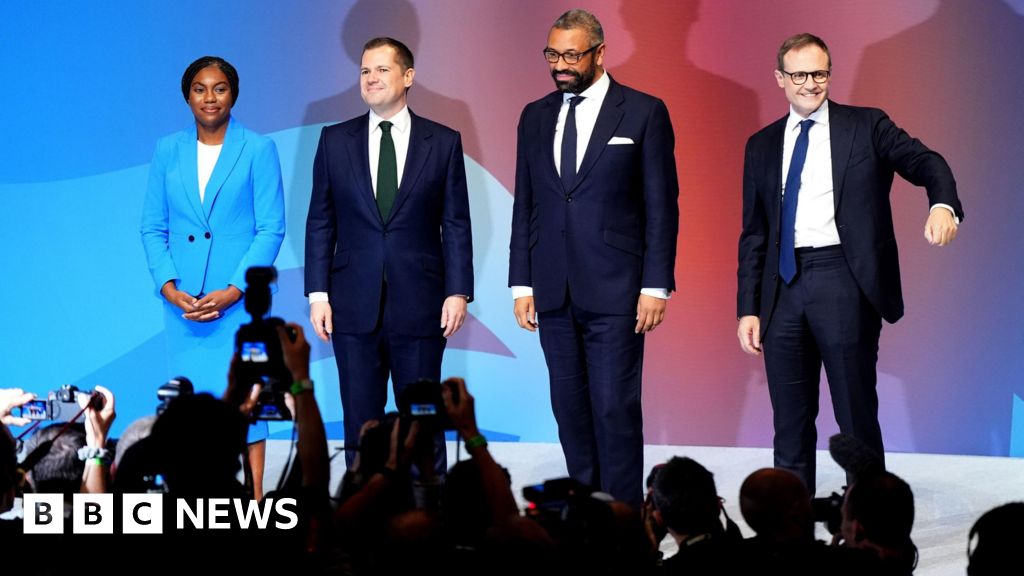 How Tory leadership talent contest went down in the hall - BBC News