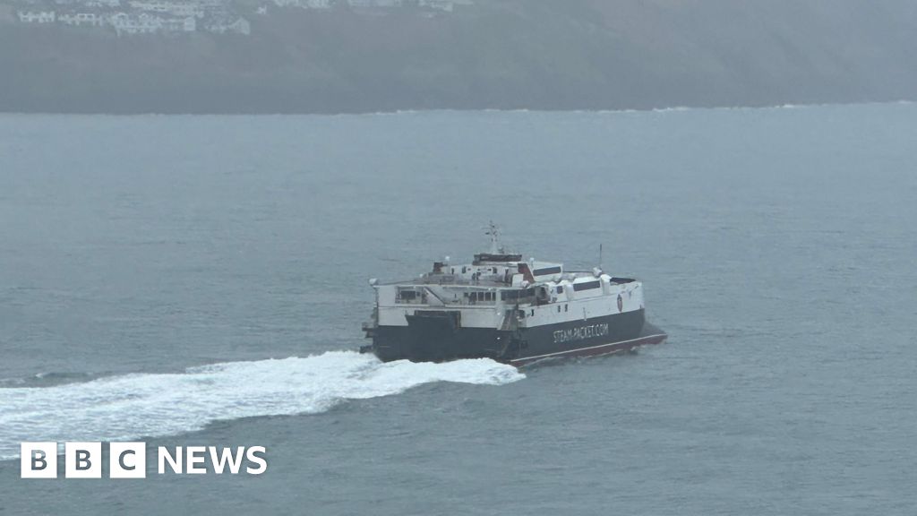 Sailing of fast craft ferry Manannan resume after weather alert