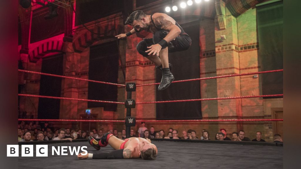 WWE: How a head teacher became a professional wrestler - BBC News