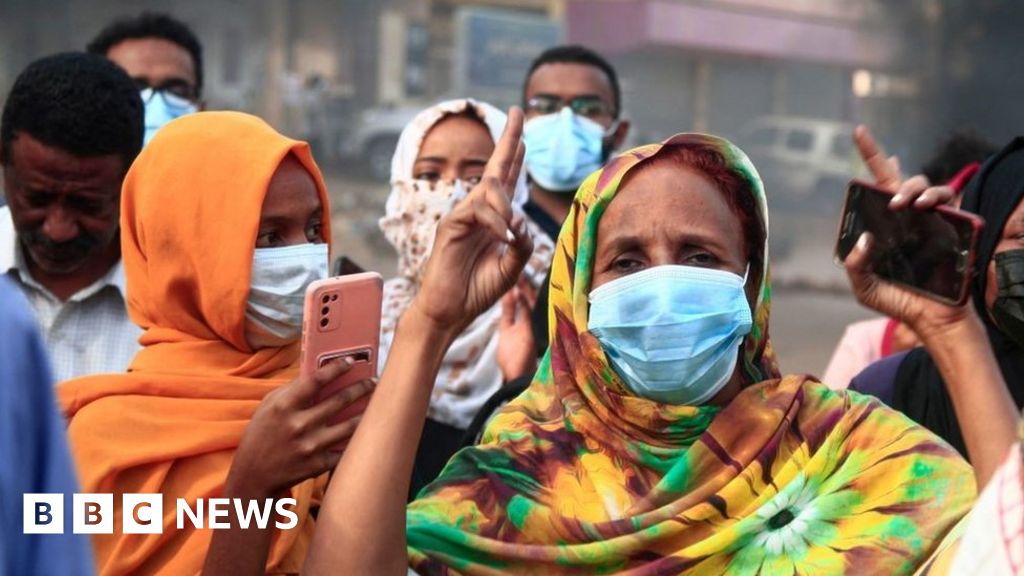 Sudan coup: Protesters take to the streets