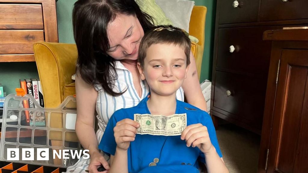 Stockton: Coin-loving autistic boy 'overwhelmed' by donations