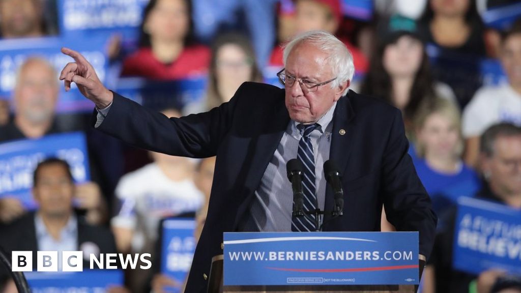 Pressure builds on Bernie Sanders to drop out of race - BBC News