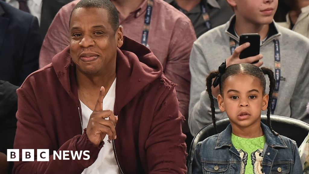 Blue Ivy, aged 5, raps on her dad Jay-Z's new track - BBC News