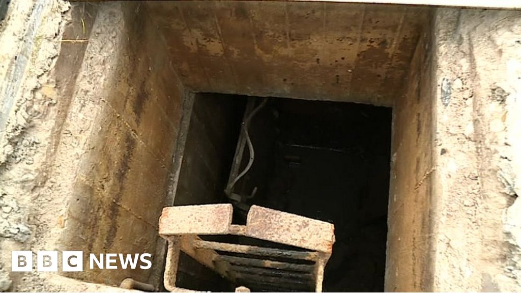 WW2 bunker found under Middlesbrough back garden