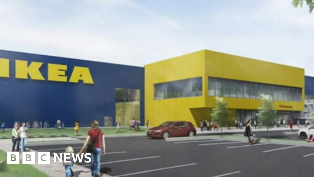 Lancing green light for new Ikea store and 600 homes - BBC News