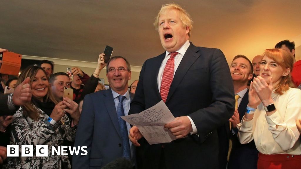 General election 2019: Boris Johnson thanks North for trusting Tories