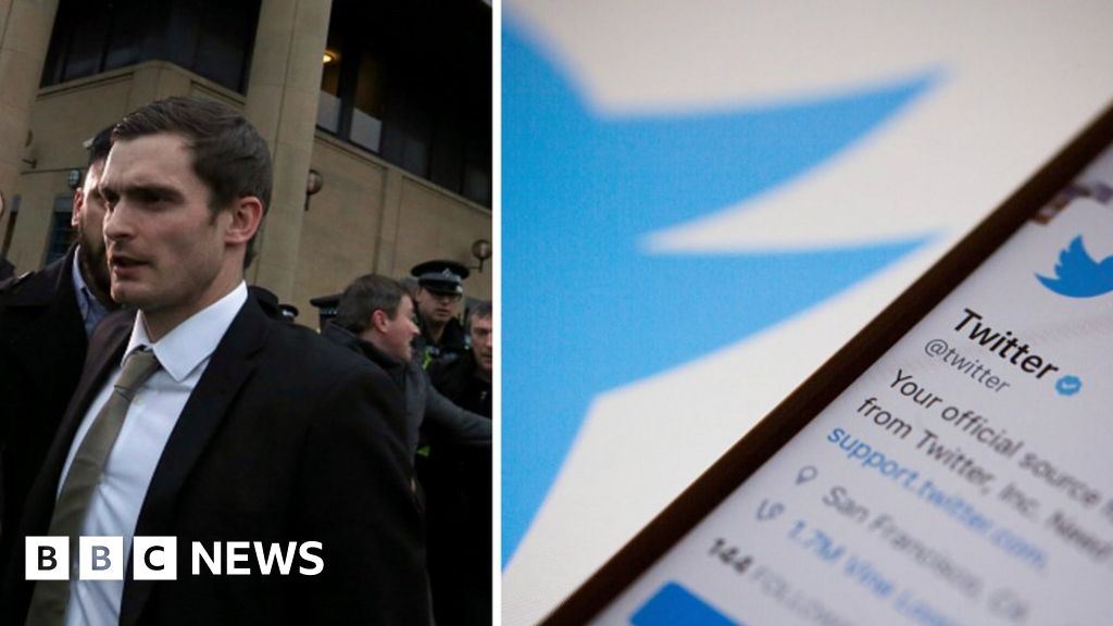 Airbus footballer banned for Adam Johnson tweets - BBC News