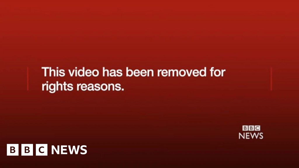 This video has been removed for rights reasons - BBC News