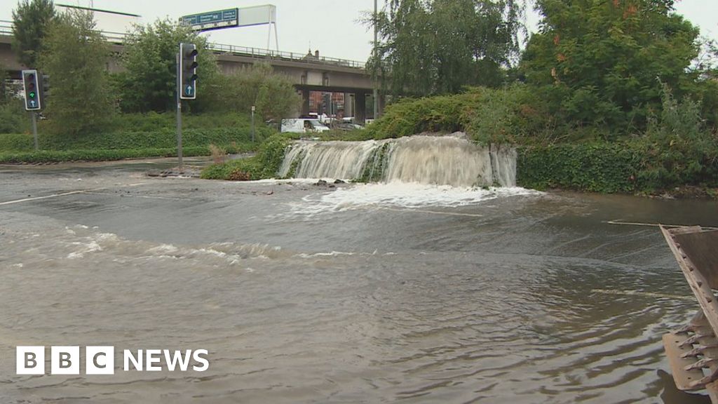 Glasgow road re-opens after burst water main caused flooding