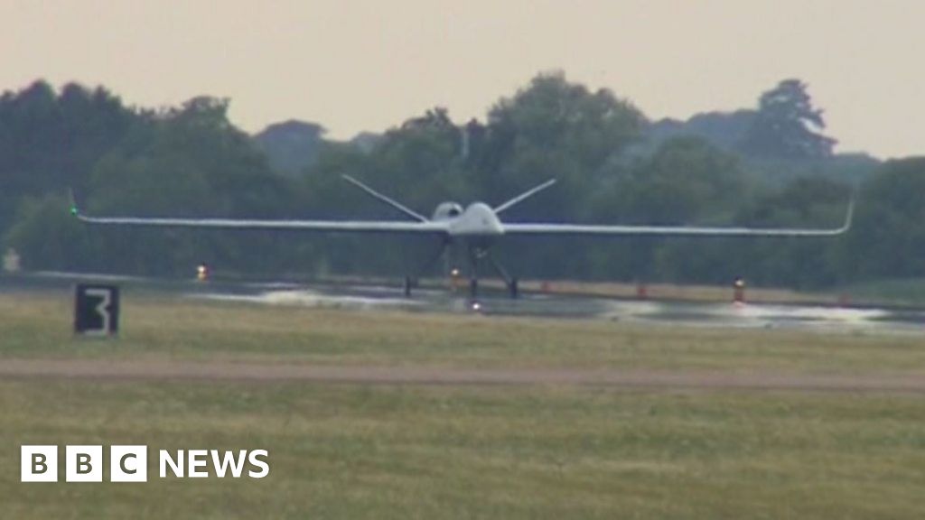 Drone completes first ever Atlantic flight - BBC News