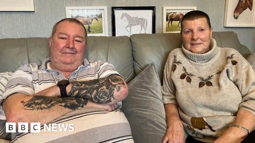 Layne Perry: Couple conned of £100k trusted fraudster like a son - BBC News