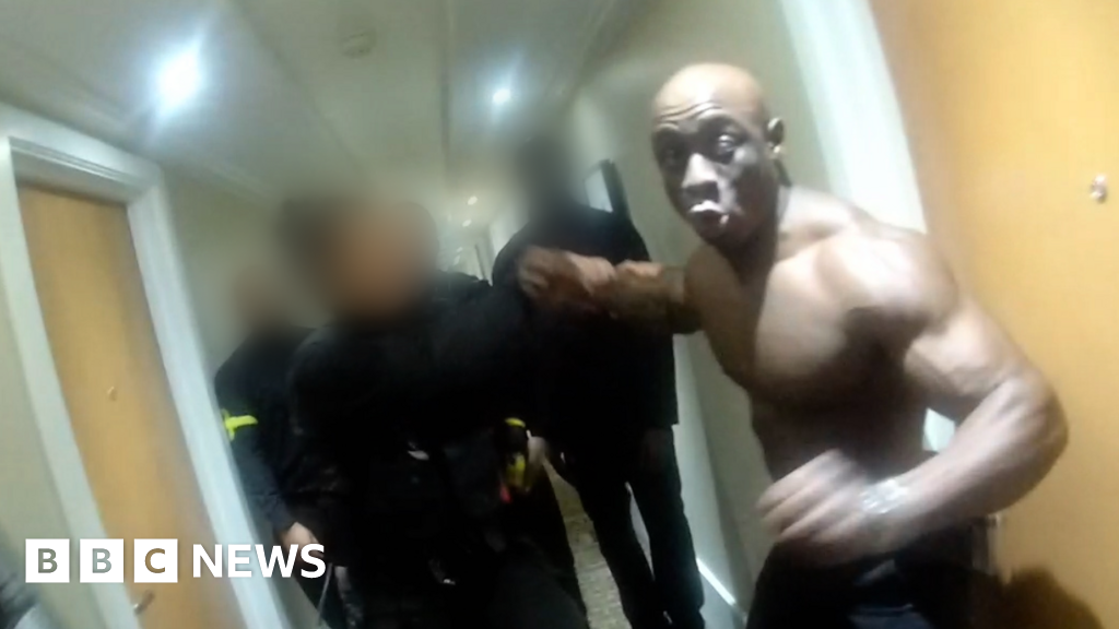 Man jailed for attack on five police officers at Nottingham hotel - BBC ...