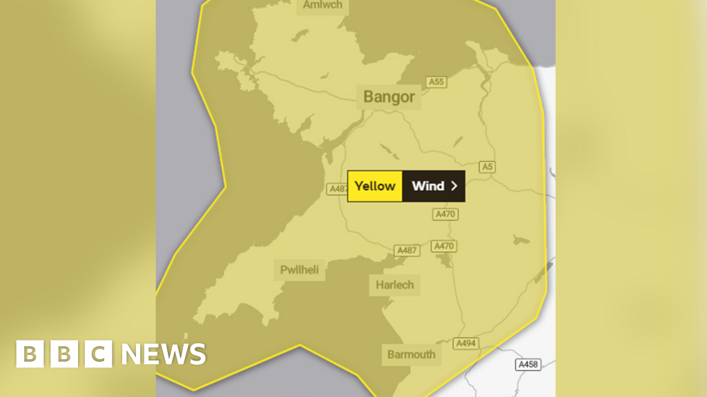Yellow weather warning for wind issued in Wales - BBC News