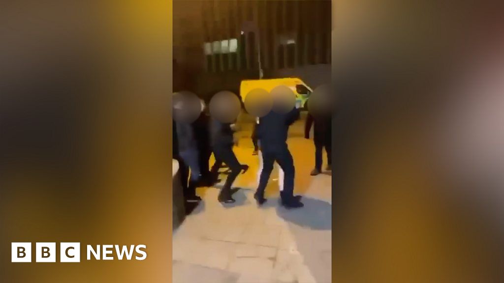 Stealth Nottingham: Video footage shows altercation with bouncers - BBC ...