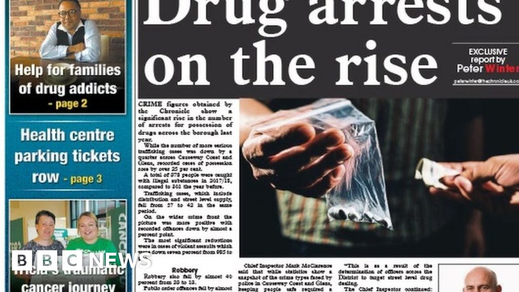 NI weekly papers: Strabane brawl and border time zones - BBC News