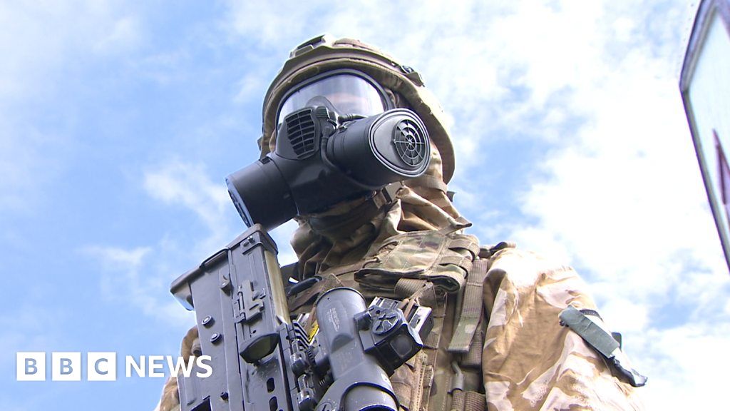 Marines take on chemical attack training