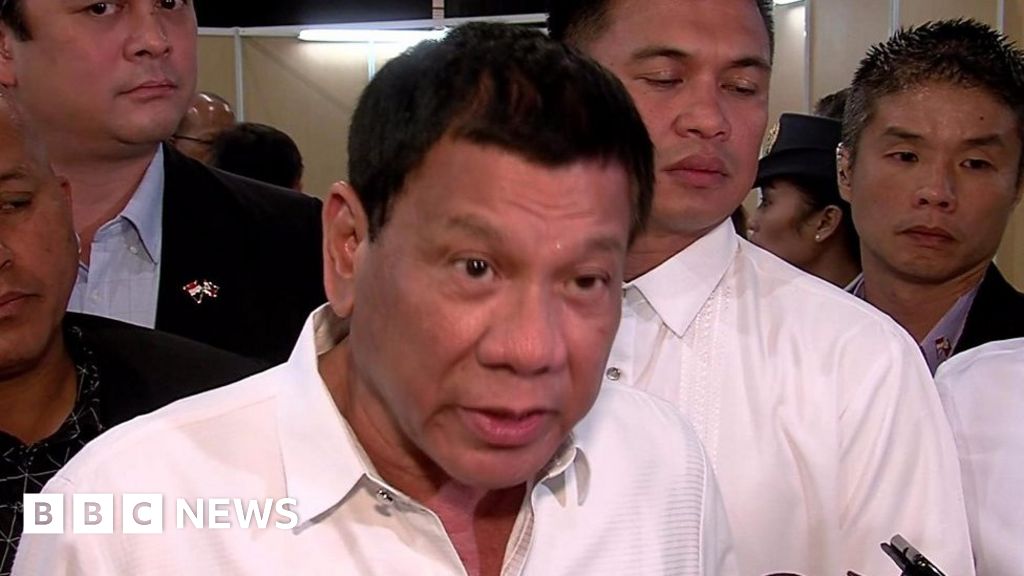 Philippines' Rodrigo Duterte: 'I killed three men' - BBC News