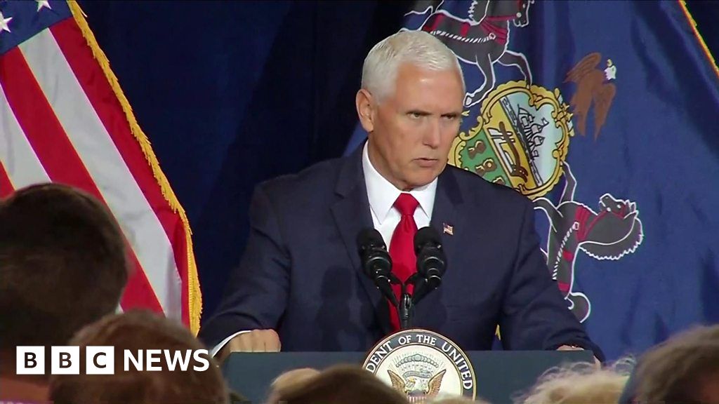 Pence: 'Those responsible will be brought to justice'