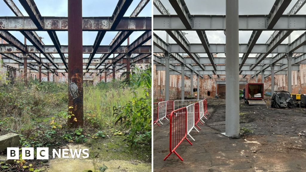 First look at restoration work to Friar Gate Goods Yard in Derby