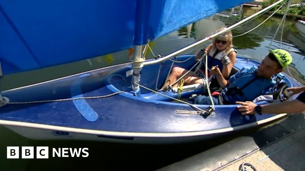 Disability sailing group in Sevenoaks marks tenth anniversary - BBC News