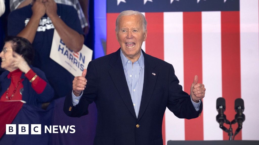 'I am running and going to win again' says Biden
