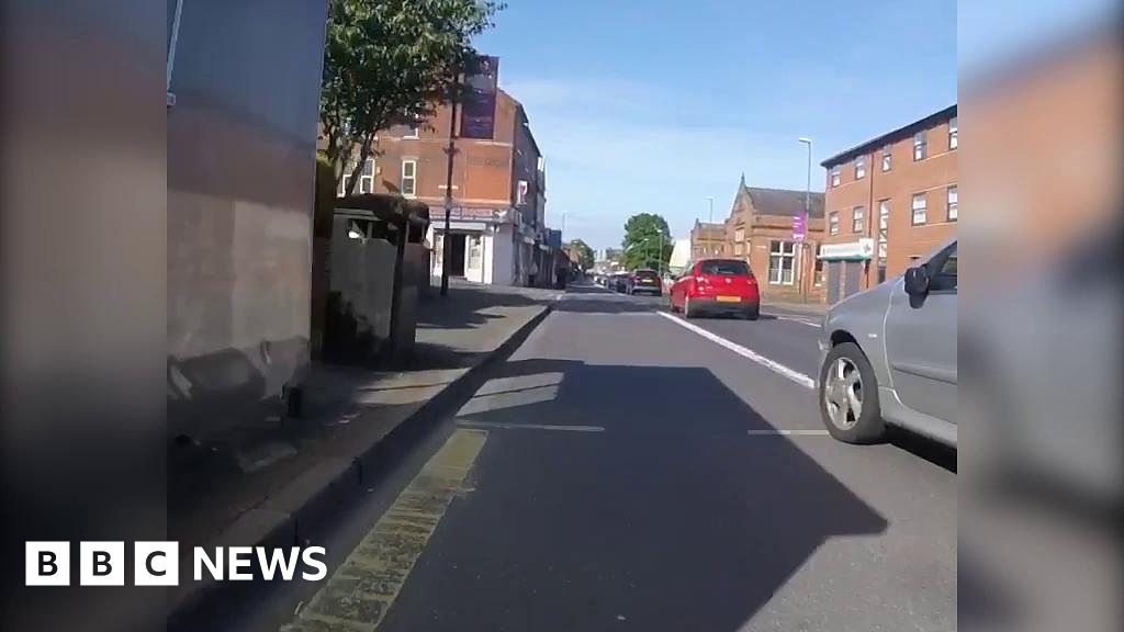 Cyclist films video of car near-miss