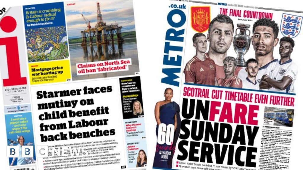 Scotland's papers: Two-child benefit cap and ScotRail timetable cuts