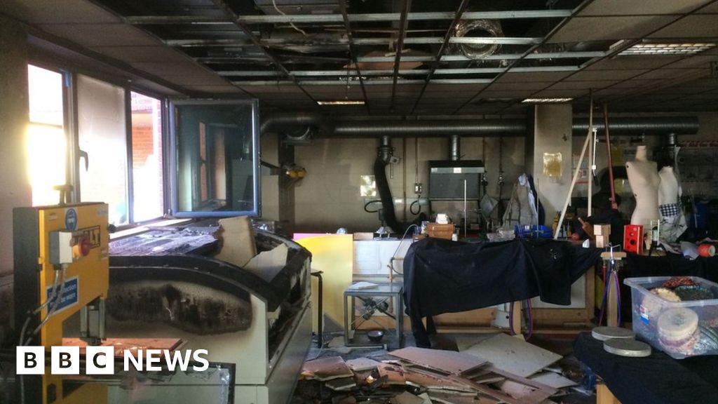 Southampton school fire started by laser cutting machine - BBC News
